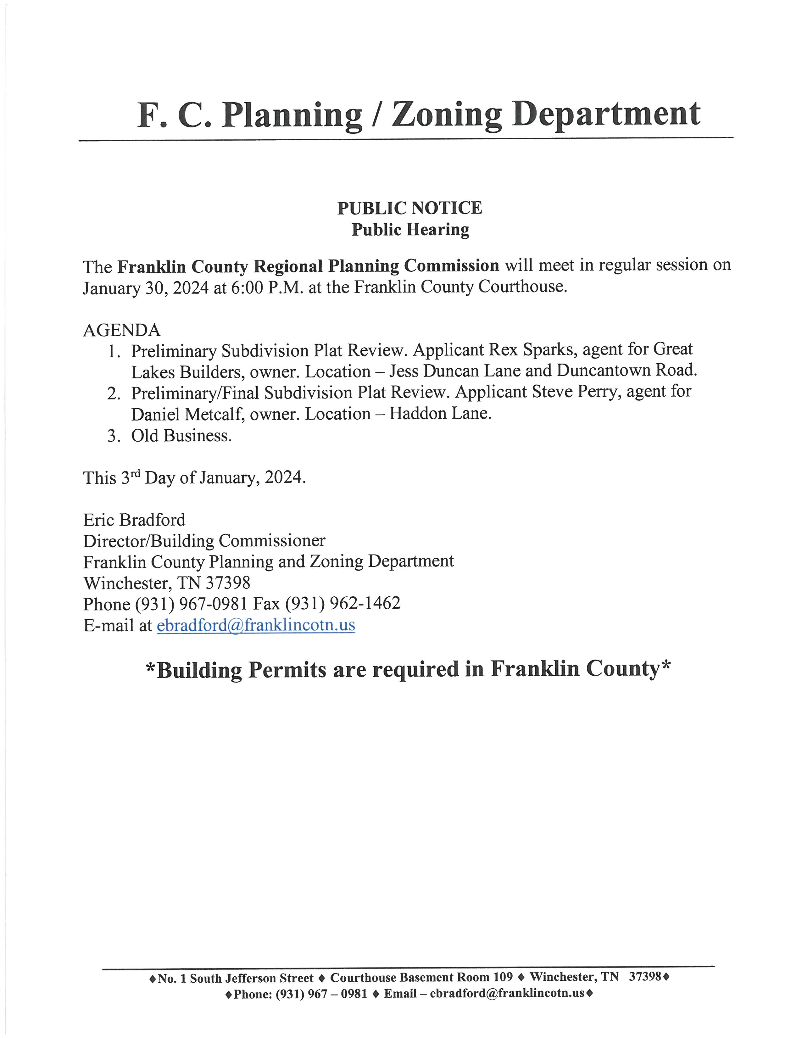 Franklin County, TN